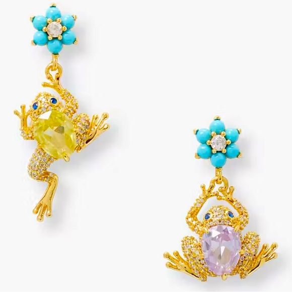 kate spade | Jewelry | Kate Spade Nature Walk Frog Drop Earrings | Poshmark